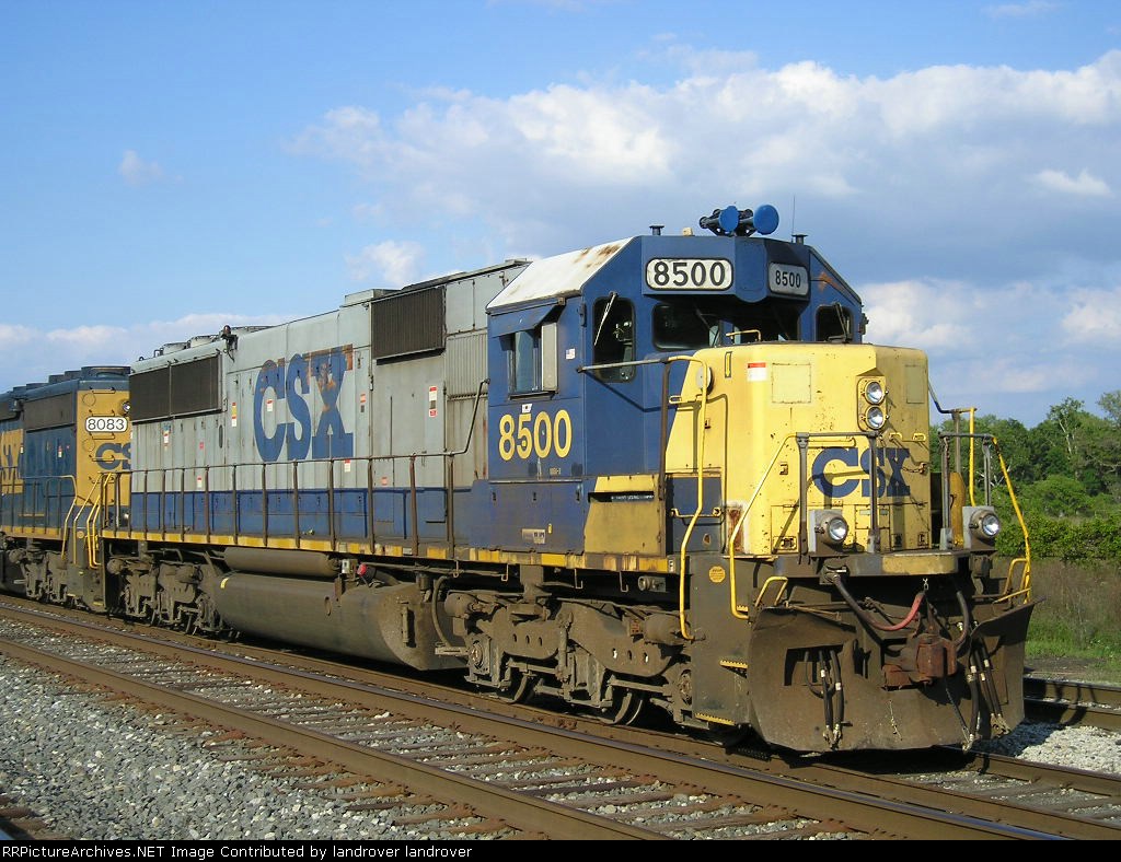 CSXT 8500 On CSX J 783 In The Yard At New River